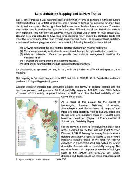 Land Suitability Mapping And Its New Trends By K P Anura Pathirana Issuu