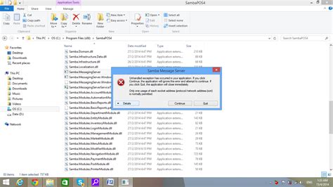 message server not connected v4 issue sambaclub forum