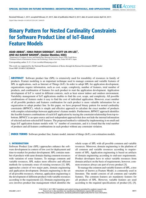 Pdf Binary Pattern For Nested Cardinality Constraints For Software