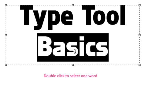 Type Tool In Photoshop CS6 Options And Selections Textuts
