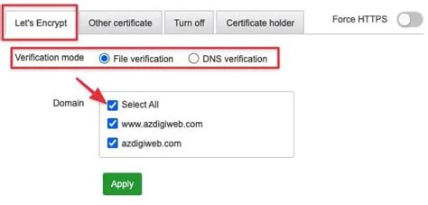 Install SSL Certificate For Website On AaPanel