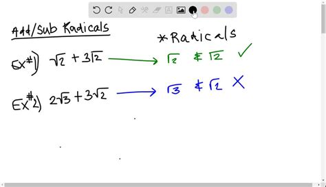⏩solvedexplain How To Add Or Subtract Radicals Numerade