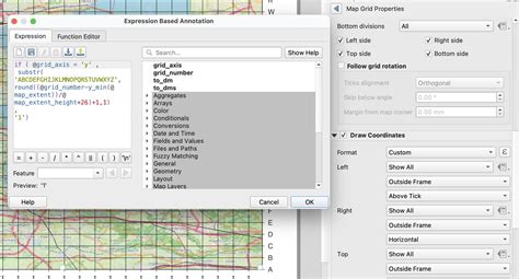 QGIS Layout Split Grid Coordinates From A To Z Geographic Information Systems Stack Exchange