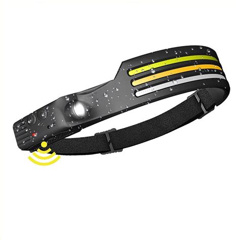 Lanterna Cap Excitat LED COB Incarcare USB Negru EMAG Ro