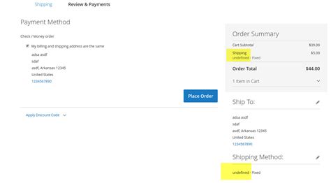 shipping method undefined issue · issue 19853 · magento magento2 · github