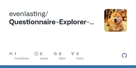 GitHub Evenlasting Questionnaire Explorer Backend