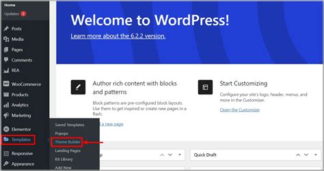 how to use elementor theme builder to customize your website