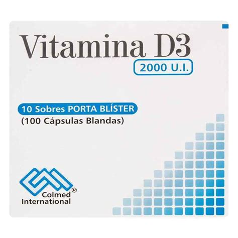Vitamina D3 2000 Ui Caja X 100 Capsulas Procaps