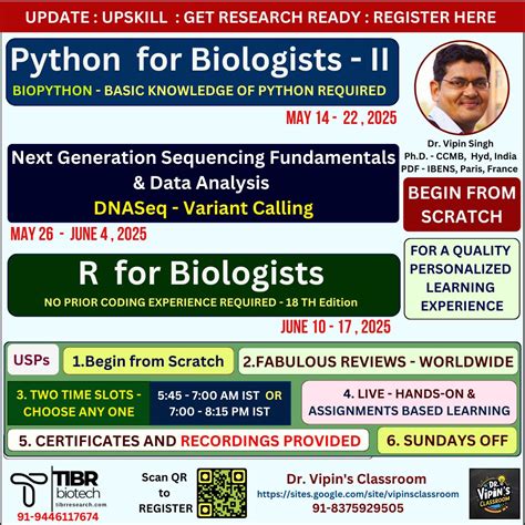 Biopython Dr Vipin Singh