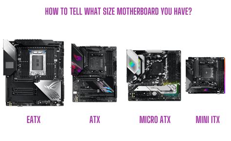How To Tell What Size Motherboard You Have R Tecksurf