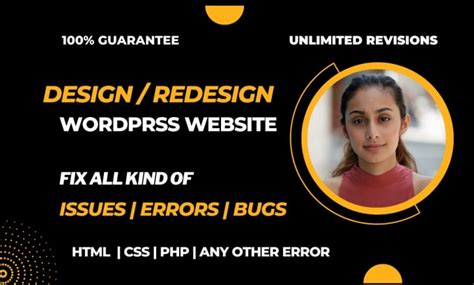 Design Clone Or Fix Wordpress Website Issues Error Bugs By Nenosol Fiverr