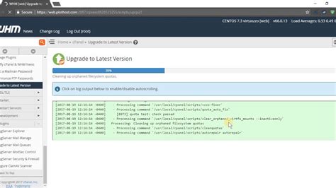 Upgrade Whmcpanel To Latest Version Youtube