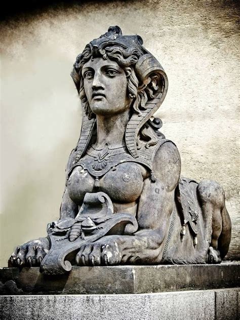 Sphinx Via Andrea Glez FB Unknown Origin Statue Sphinx Ancient Art