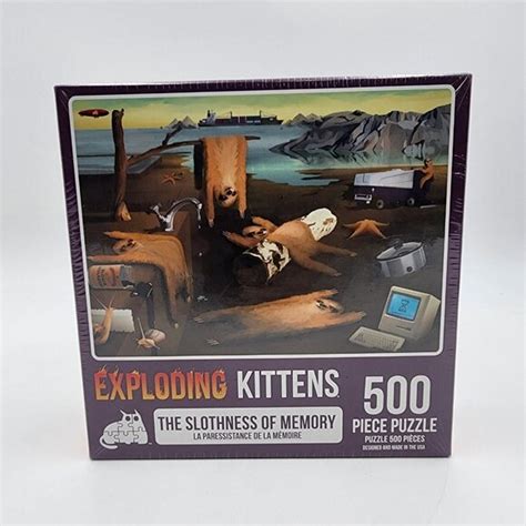 Blue Board Toys Exploding Kittens Puzzle The Slothness Of Memory 50 Piece Poshmark