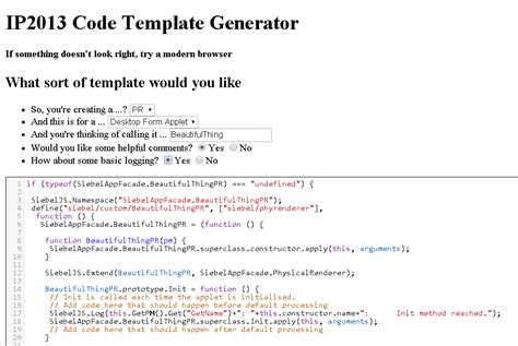 Code Template