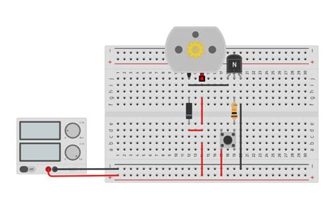 Circuit Design Dc Motor Tinkercad
