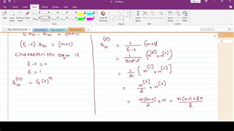 Non Homogeneous Recurrence Relation Lecture 26 Youtube