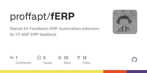 GitHub Proffapt FERP Stands For Feedback ERP Automation Extension For IIT KGP ERP Feedback