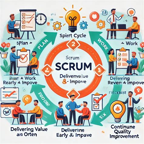 Scrum Agile Teamwork Productivity Scrummaster Projectmanagement… Viktoriia Bihun