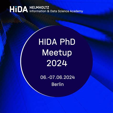 Helmholtz Information And Data Science Academy On Linkedin Calling All Doctoral Researchers In
