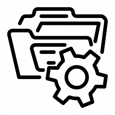 Document File Folder Folder Setting Icon Download On Iconfinder