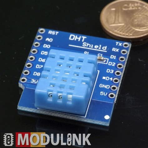 ProtoBoard Lochraster WeMosD1 Mini Shield NodeMCU ESP8266 ModuLink