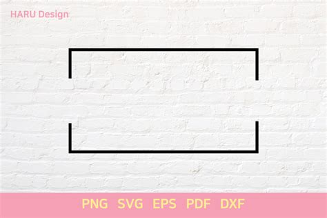 Rectangle Split Graphic By HARUdesign Creative Fabrica