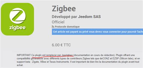Plugin Zigbee Atlas Protocole Domotique Communauté Jeedom