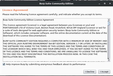 Start Burpsuite Using Command Line Tcert