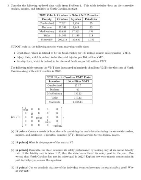 Solved Consider The Following Updated Data Table From Chegg Com Solved Consider The Following Updated Data Table From Chegg Com