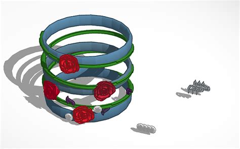 3d Design Vine Ring Tinkercad
