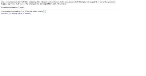 Solved Use A Normal Approximation To Find The Probability Of Chegg