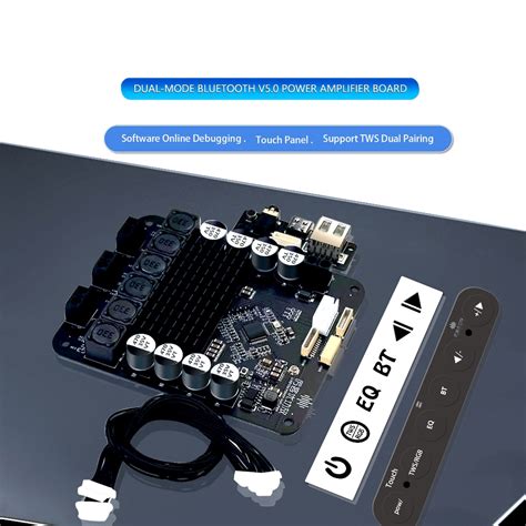 HiFi Audio Bluetooth DSP Amplifier Board Stereo TWS Digital Tube Amplifier Wx W