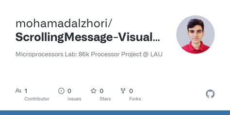 GitHub Mohamadalzhori ScrollingMessage Visual Using Matplotlib Microprocessors Lab K