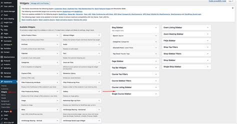 How To Add Widget In Sidebar Edumall Documentation