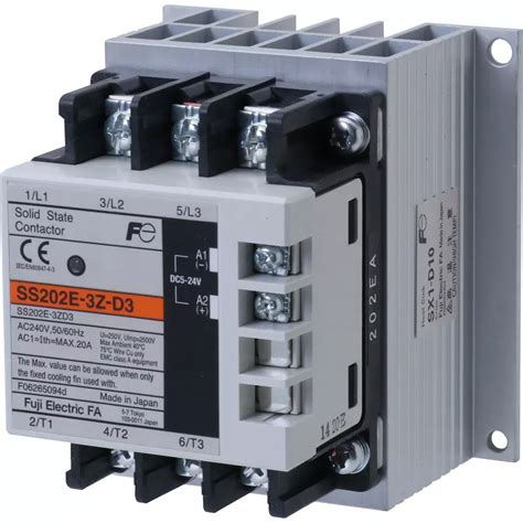 Buy Fuji Electric Tripolar Solid State Contactor Ac100 240v Operating Voltage Ss202e 3z D3 F