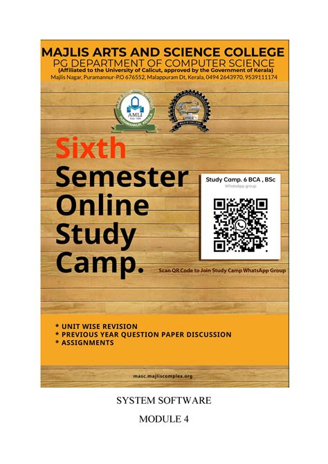 System Software Module 4 System Software Studocu