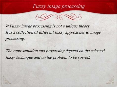 fuzzy image processing