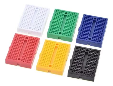 Mini Protoboard Com Pontos Arduino Cores MercadoLivre