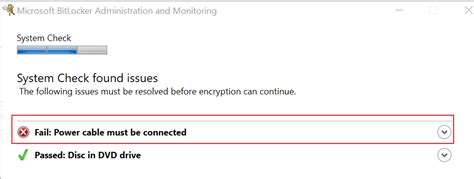 Mecm Fail Power Cable Must Be Connected Silent Encryption Microsoft Qanda