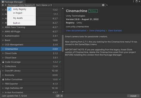 Cinemachine Mindol
