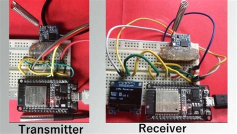 Esp32 And Lora Sx127876 Transmitter Receiver With Oled