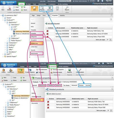 Kentico Cms 7 New Products Management Ui Multilingual And Versioned Products