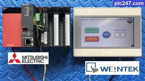 Qj71c24n And Weintek Hmi Rs232 Connection Tutorial