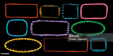 지그재그와 가리비로 찢어진 가장자리가 있는 프레임 세트입니다 찢어진 테두리가 있는 그런지 스타일의 별 원형 프레임 어두운 배경에 대 한 거친 찢어진 모양의 벡터 그림