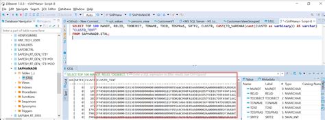 anyone using sap tables with lraw type columns example stxl