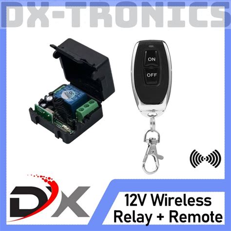 Jual 12V Wireless Relay Switch 1CH Wireless RF Remote Control On Off Shopee Indonesia
