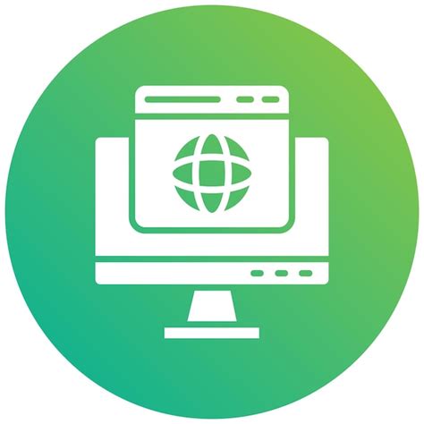 Premium Photo Web Browser Vector Icon Design Illustration