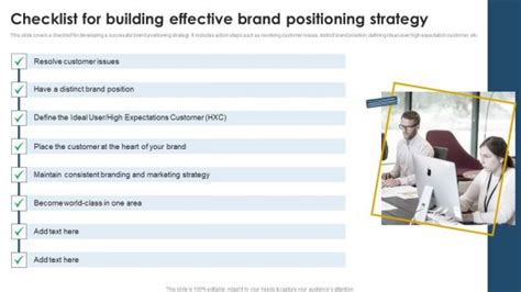 Positioning Strategy Checklist Powerpoint Templates Slides And Graphics