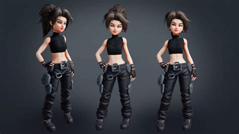 Fantasy Engineer 3d Female Character Model Finished Projects Blender Artists Community
